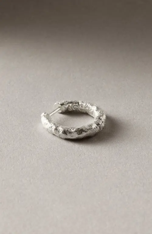 NOOTKA Mid Hoop Earrings In Recycled Sterling
