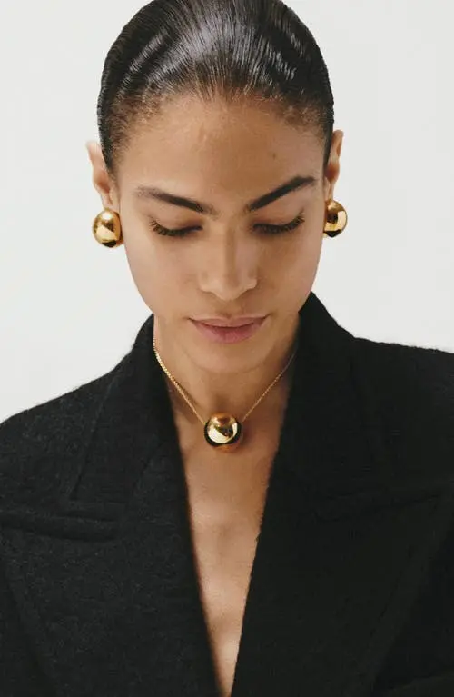 NOOTKA Sphere Necklace In Vermeil