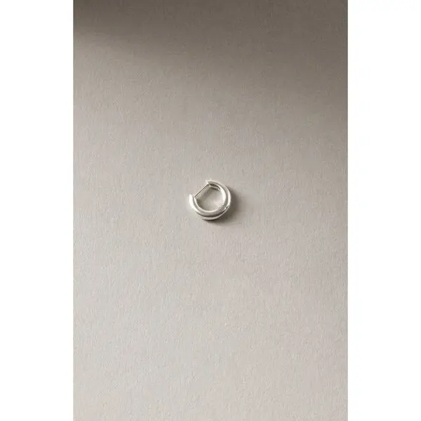 NOOTKA Polished Mini Hoop - Silver