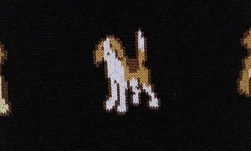 Paul Smith Kyoto Dog Intarsia Dress Socks