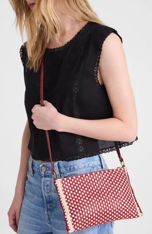 Madewell The Signature Woven Crossbody Bag - Bright Ember Multi