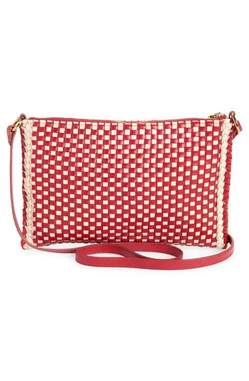 Madewell The Signature Woven Crossbody Bag - Bright Ember Multi