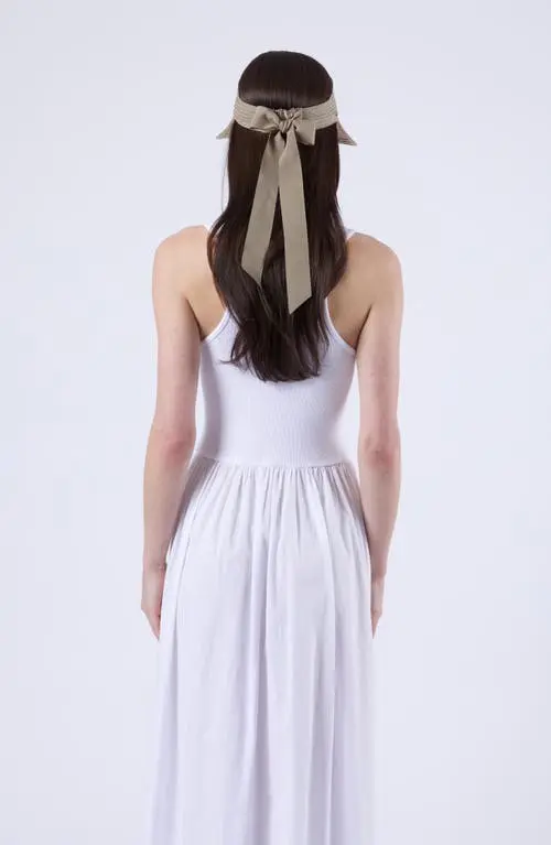 Eugenia Kim Ricky Packable Straw Visor - Khaki