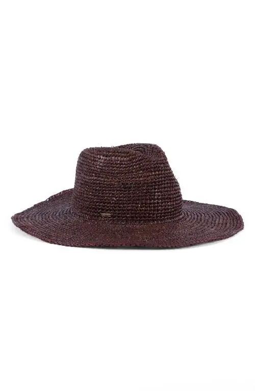 Eugenia Kim Emmanuelle Packable Crochet Upf 50+ Fedora - Espresso