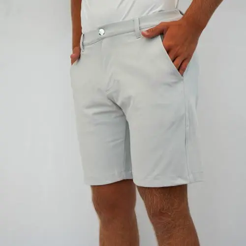 CASTLE GOLF Performance Stretch Shorts - Gray