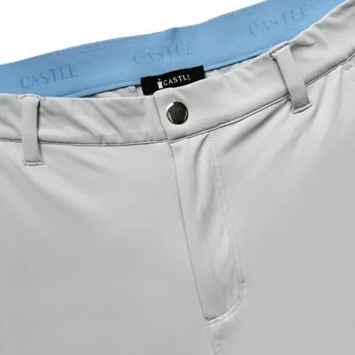 CASTLE GOLF Performance Stretch Shorts - Gray