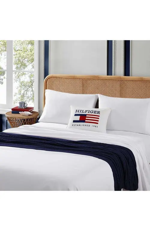 Tommy Hilfiger Flag Graphic Accent Pillow