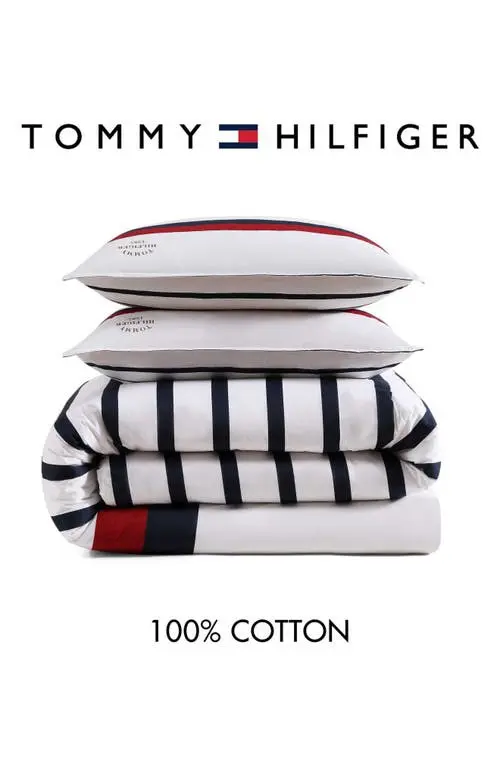 Tommy Hilfiger Classic Stripe Duvet Cover & Shams Set
