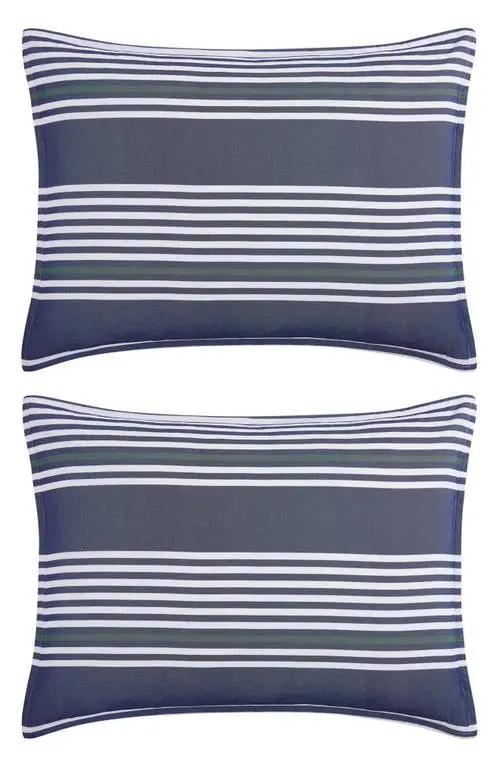 Tommy Hilfiger Lido Stripe Comforter Set - Deep Blue