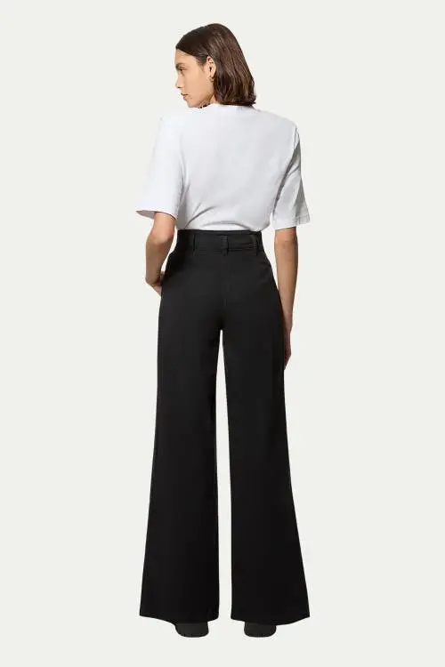 Karen Millen Wide Leg Denim Jeans