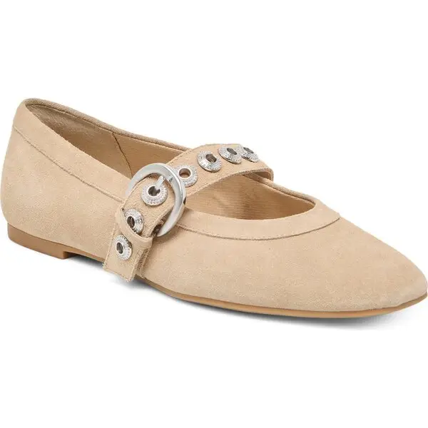 Dolce Vita Marten Mary Jane Ballet Flat - Camel Suede
