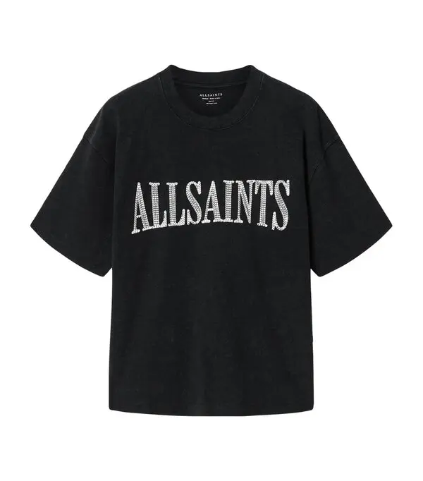 ALLSAINTS Organic Cotton Dash T-shirt - Black