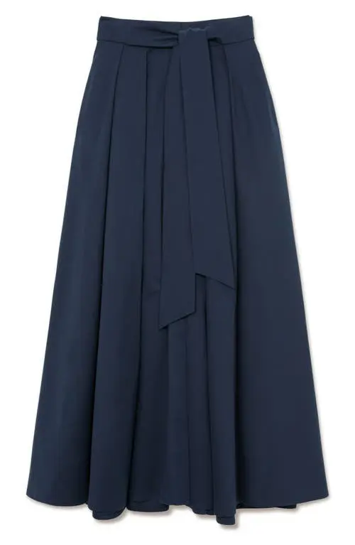 REISS Simone Cotton Blend Maxi Skirt