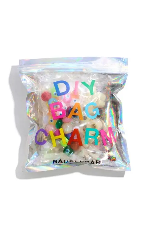 Baublebar Diy Bag Charm Kit With Assorted Beads And Letters