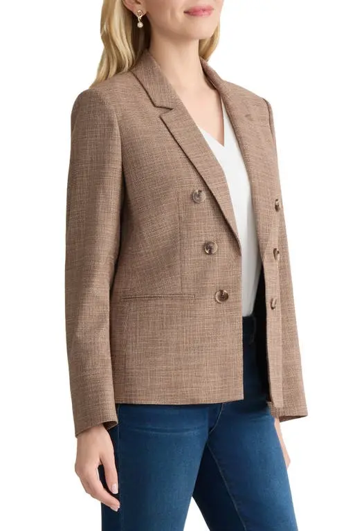 Jones New York Faux Double Breasted Blazer