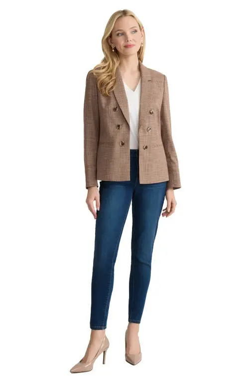 Jones New York Faux Double Breasted Blazer