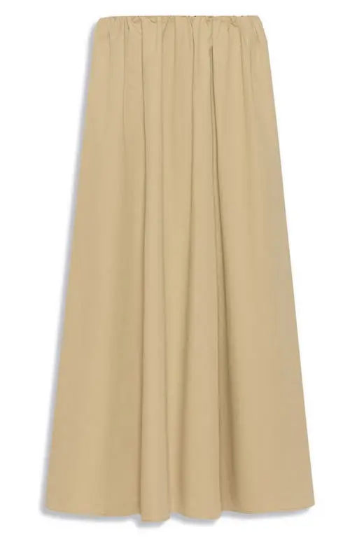 Max Mara Cotton Gathered Ankle Length Skirt