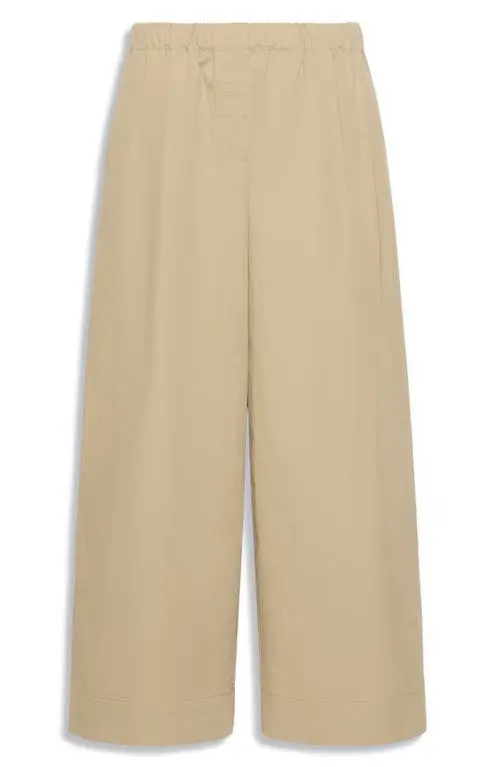 Max Mara Libero Cotton Cropped Wide-leg Trousers