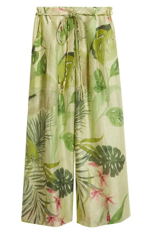 CIEBON Thom Floral Print Maxi Skirt - Citron Multi