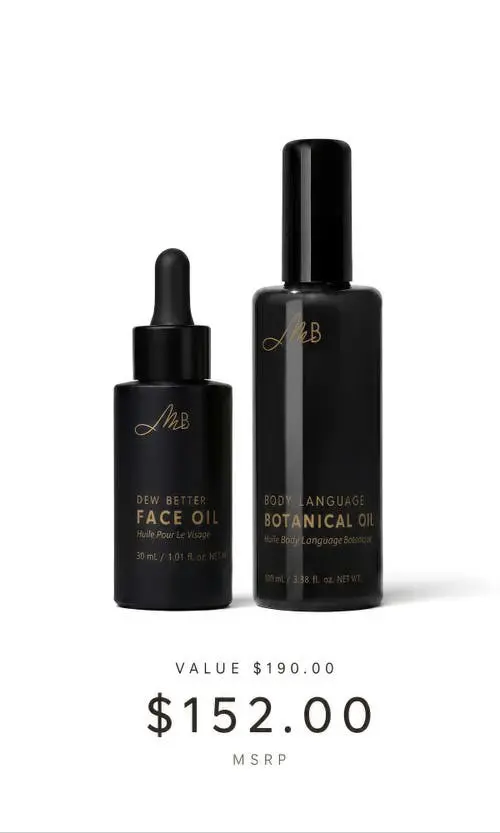 MONIKA BLUNDER Face And Body Oil Duo