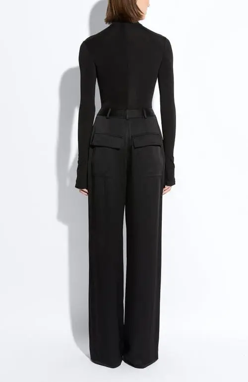 Lapointe Jersey Mock Neck Bodysuit