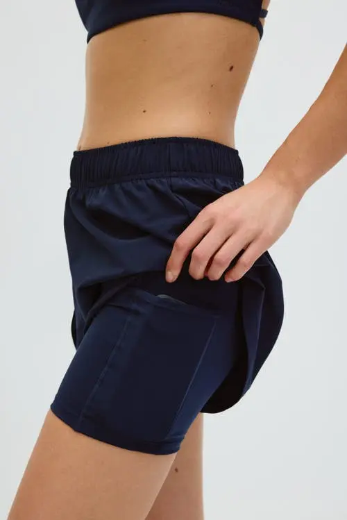 H&m Regular Fit Running Shorts With Drymove™ Technology