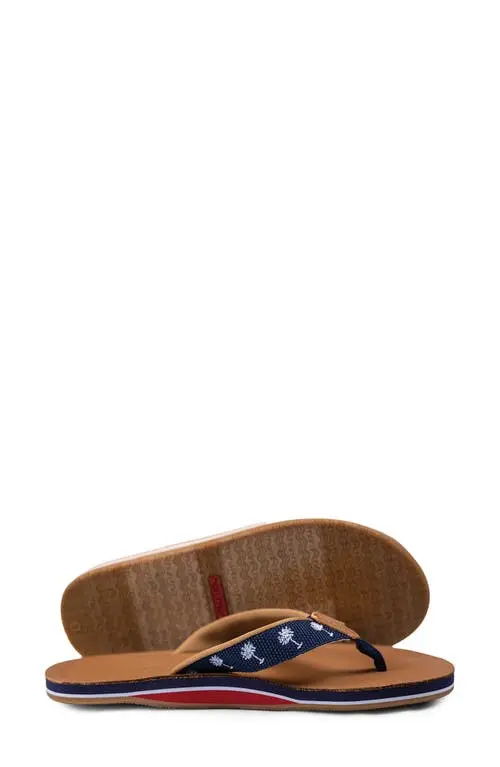 HARI MARI Waterproof Thong Sandal - Navy