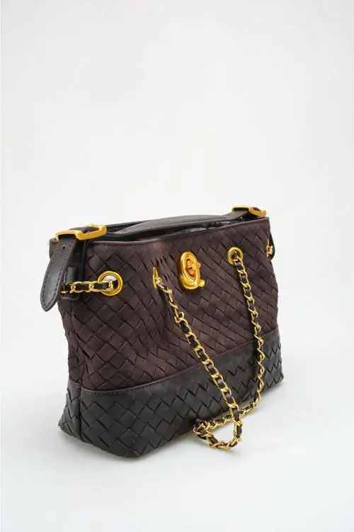 PROLOGUE SHOES Tania Woven Shoulder Bag