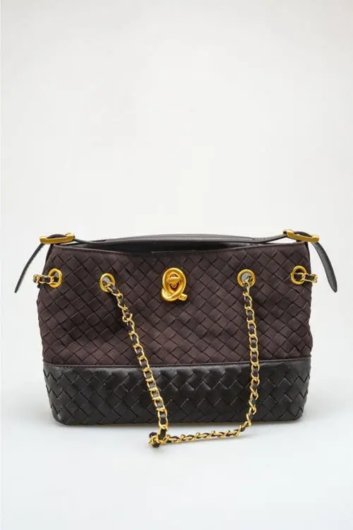 PROLOGUE SHOES Tania Woven Shoulder Bag