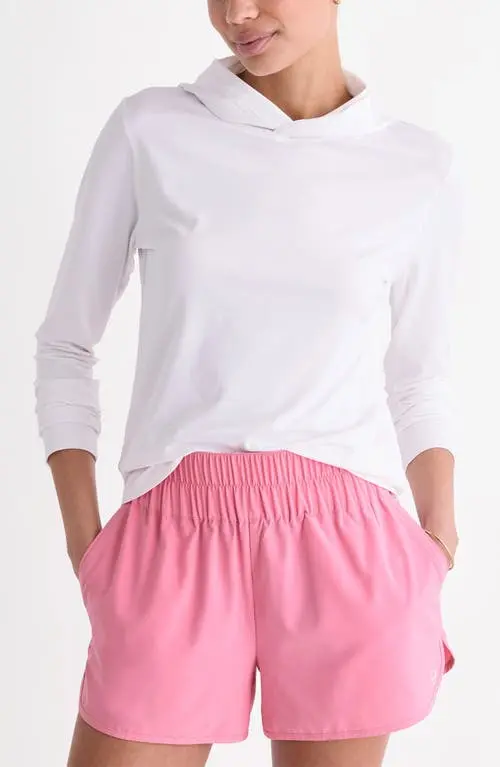 Vineyard Vines Moisture-wicking Upf 50+ Hoodie - White Cap