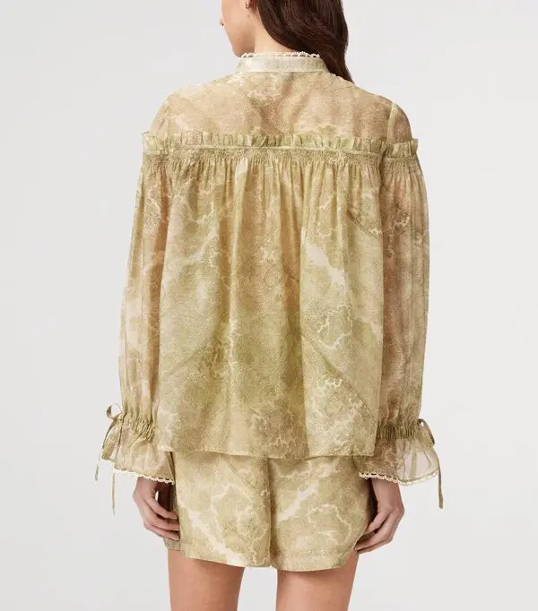 ALLSAINTS Gathered Delphine Shirt
