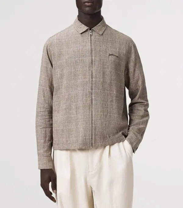 ALLSAINTS Linen-blend Keal Jacket