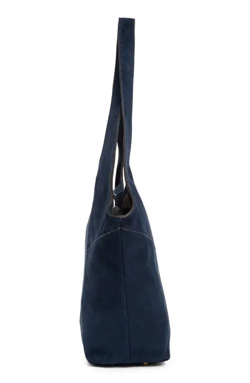Rag & Bone Small Brayton Suede Shopper - Navy
