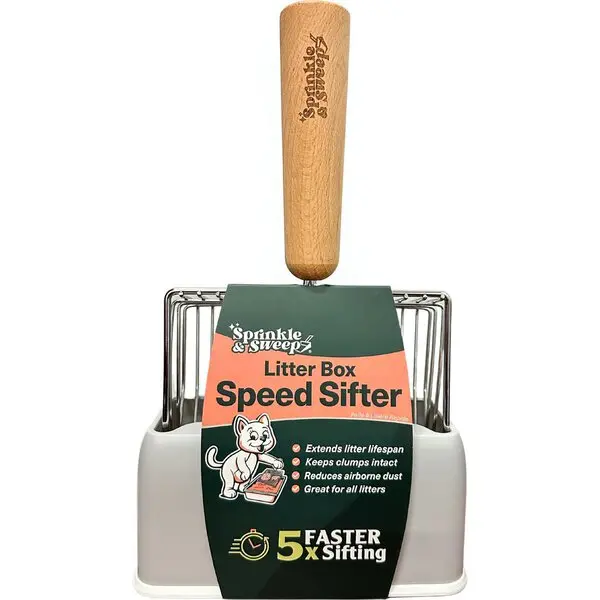 SPRINKLE & SWEEP Litter Box Speed Shifter