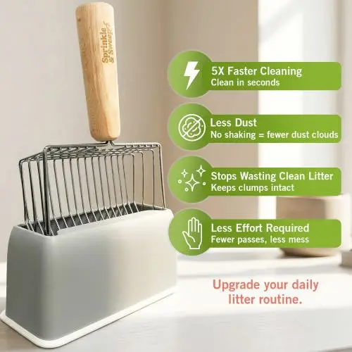 SPRINKLE & SWEEP Litter Box Speed Shifter
