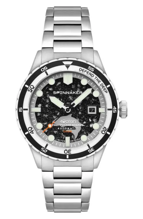 SPINNAKER X 4ocean Limited Edition Automatic Dive Watch - Black