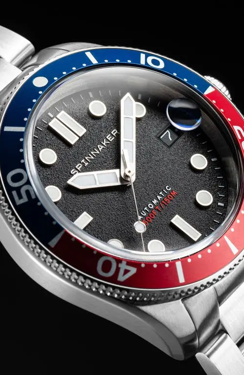 SPINNAKER Croft Midsize Automatic Stainless Steel Bracelet Watch