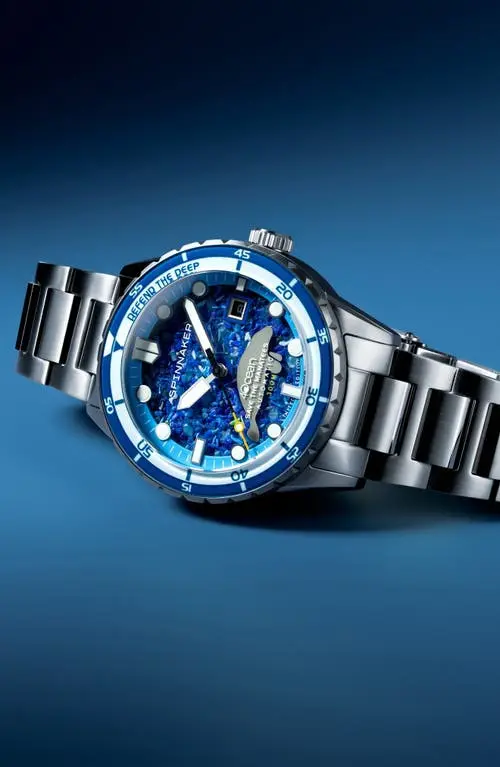 SPINNAKER X 4ocean Manatee Automatic Bracelet Watch