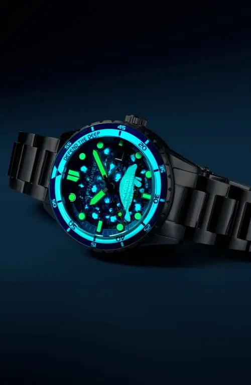 SPINNAKER X 4ocean Manatee Automatic Bracelet Watch