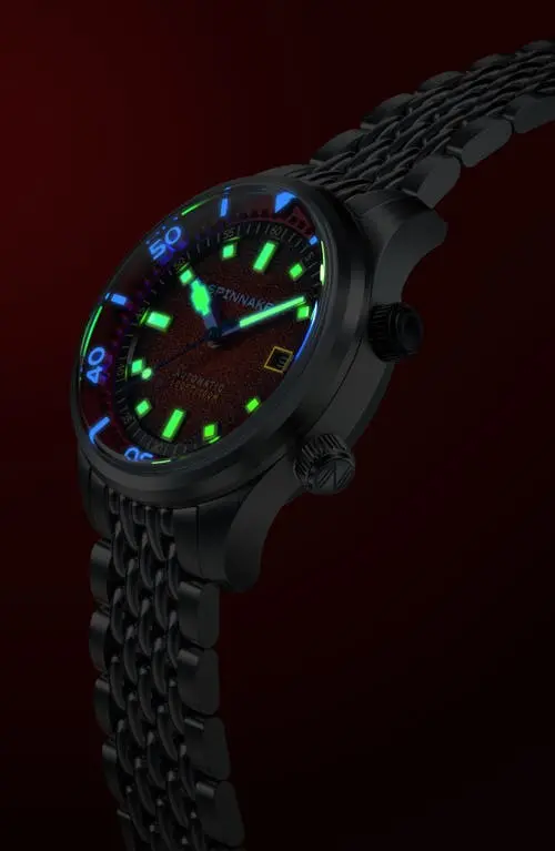 SPINNAKER Bradner Automatic Watch - Red