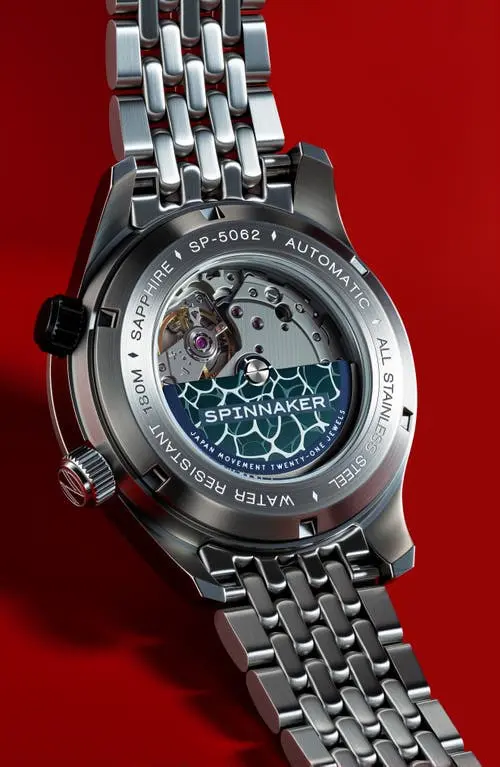 SPINNAKER Bradner Automatic Watch - Red