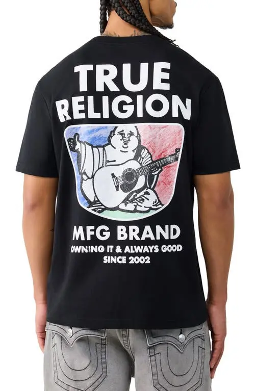 True Religion Buddha Mfg Cotton Graphic T-shirt