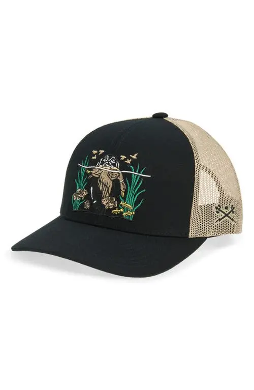 DARK SEAS Bashford Snapback Baseball Cap - Black