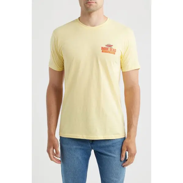DARK SEAS West Coast Water Decal Cotton Graphic T-shirt