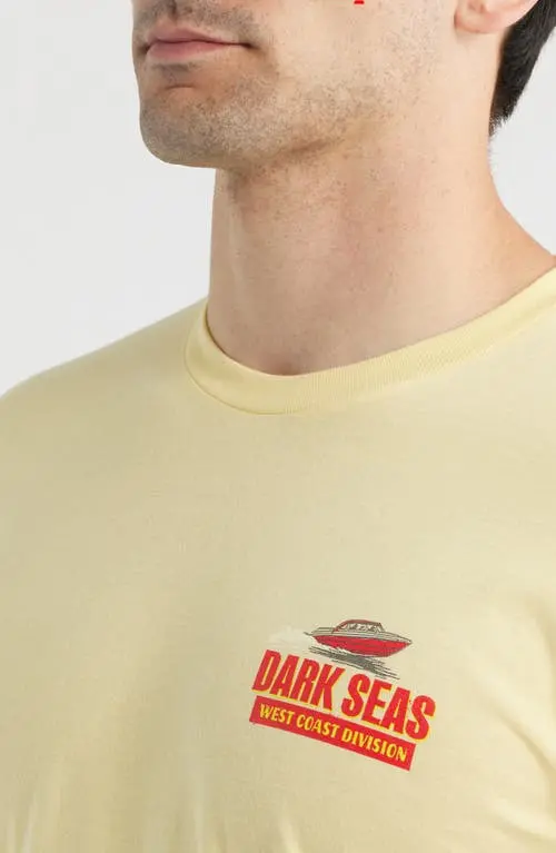 DARK SEAS West Coast Water Decal Cotton Graphic T-shirt