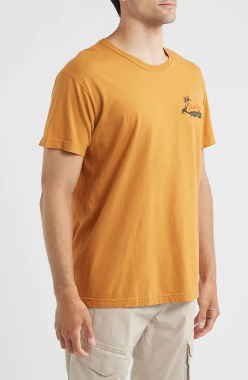 DARK SEAS Ransack Cotton Graphic T-shirt - Honey Ginger
