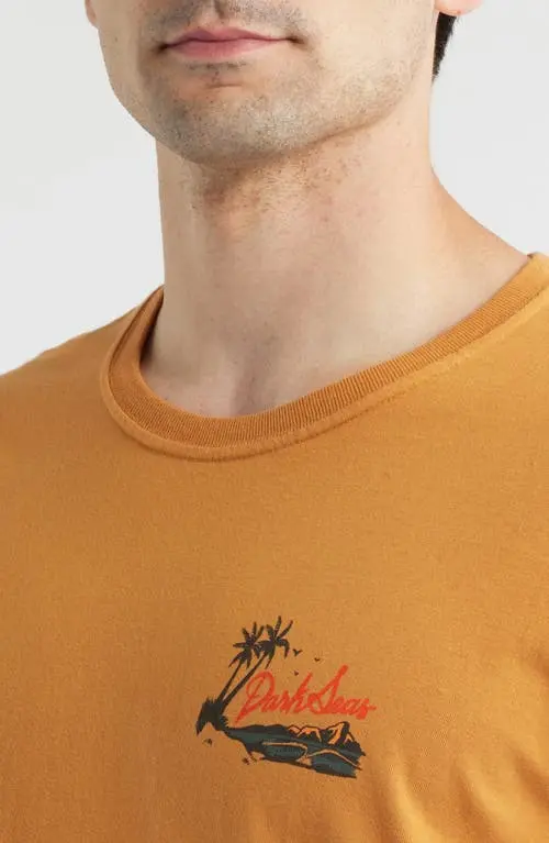DARK SEAS Ransack Cotton Graphic T-shirt - Honey Ginger