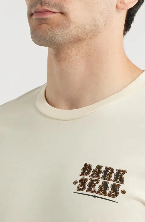 DARK SEAS Crab King Graphic T-shirt - Cream
