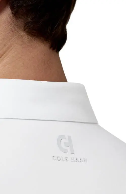 COLE HAAN GOLF APPAREL Ashland Polo - Bright White