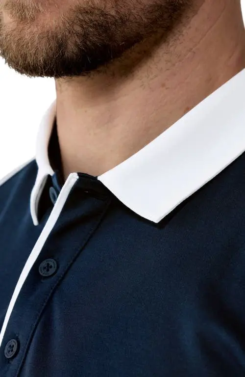 COLE HAAN GOLF APPAREL Trafton Polo - Navy Blazer